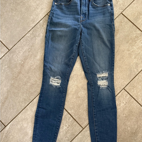 Good American | Jeans | Good American Good Waist Skinny Jeans With ...